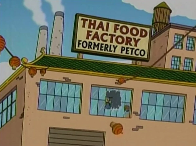 Usine de plats thaï | Wiki Les Simpson | Fandom