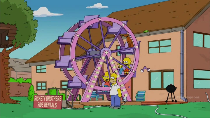 Rickety Brothers Ride Rentals | Simpsons Wiki | Fandom
