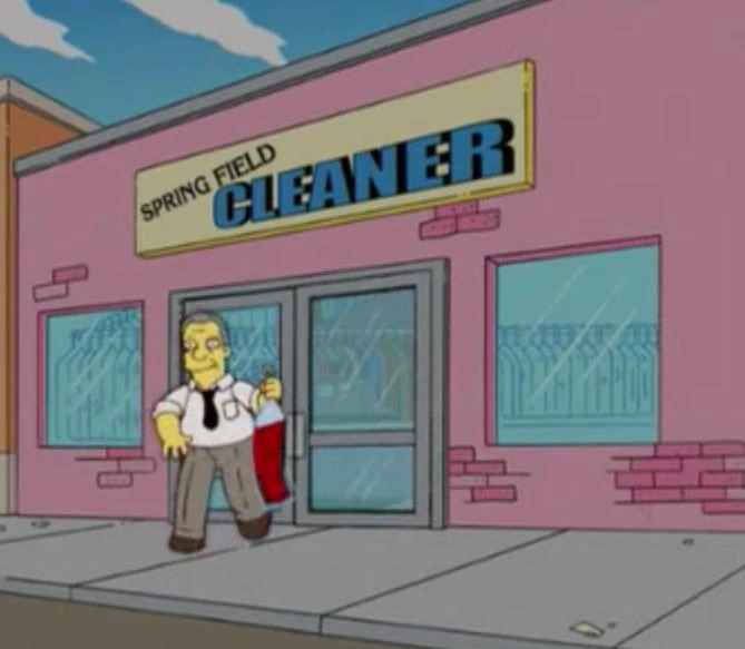 Spring Field Cleaner | Simpsons Wiki | Fandom