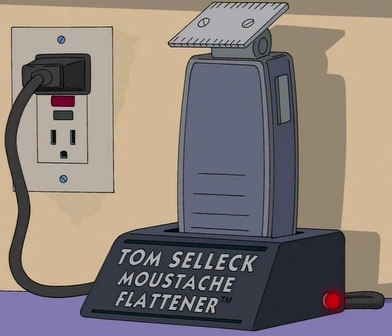 Tom Selleck Mustache Flattener | Simpsons Wiki | Fandom