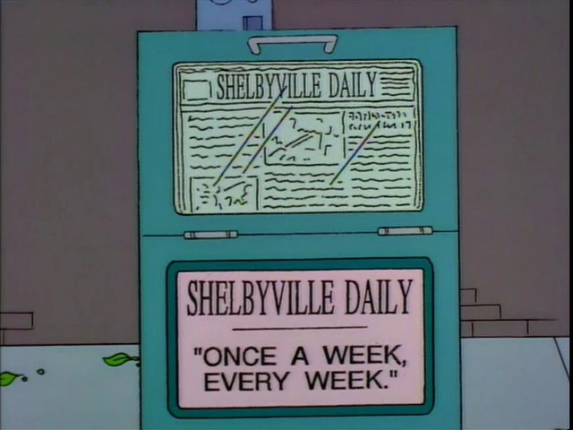 Shelbyville Daily | Simpsons Wiki | Fandom
