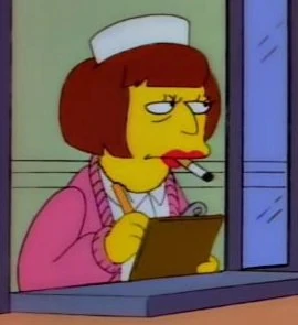 Walk-In Clinic Receptionist | Simpsons Wiki | Fandom