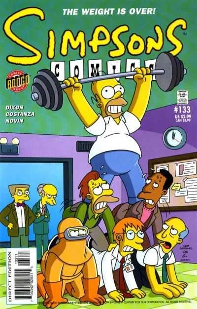 Simpsons Comics 133 | Simpsons Wiki | Fandom