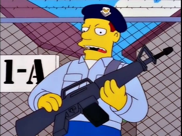 Area 51-A guard | Simpsons Wiki | Fandom