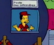 Euro-Itchy & Scratchy Land clerk | Simpsons Wiki | Fandom