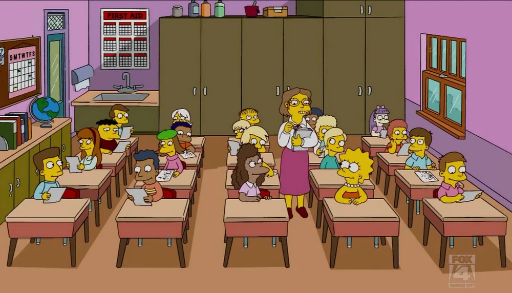 Miss Hoover's Class | Simpsons Wiki | Fandom