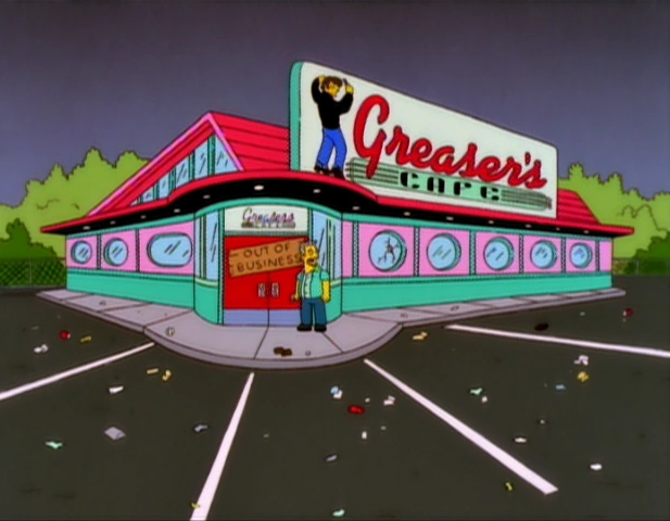 Greaser's Cafe | Simpsons Wiki | Fandom