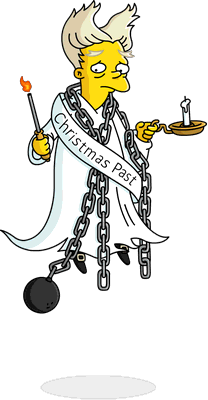 The Ghost of Christmas Past | Simpsons Wiki | Fandom