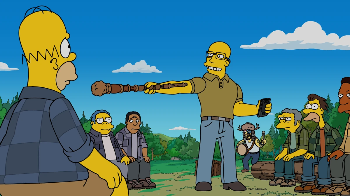 Men Behaving Manly | Simpsons Wiki | Fandom