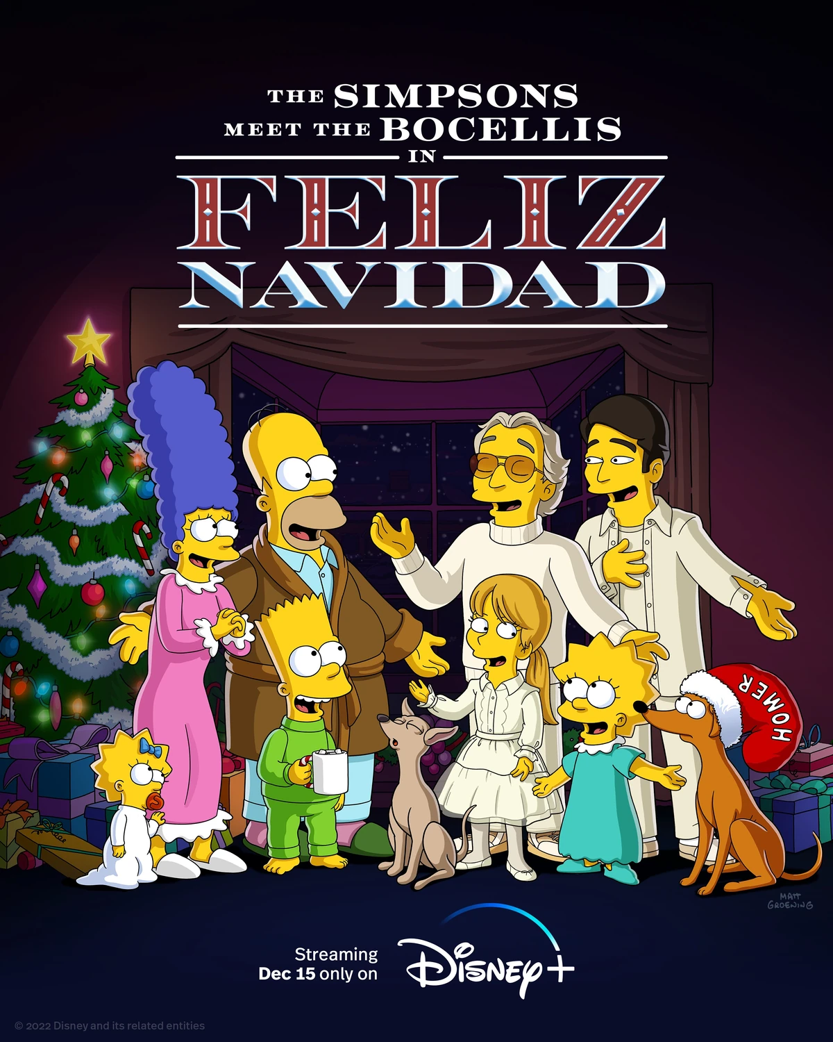 The Simpsons Meet the Bocellis in Feliz Navidad | Simpsons Wiki | Fandom