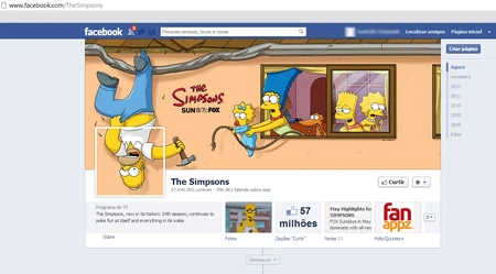 Os Simpsons estão oficialmente no Facebook e Twitter! | Wikisimpsons ...
