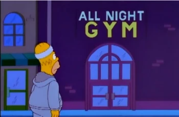 All Night Gym | Simpsons Wiki | Fandom