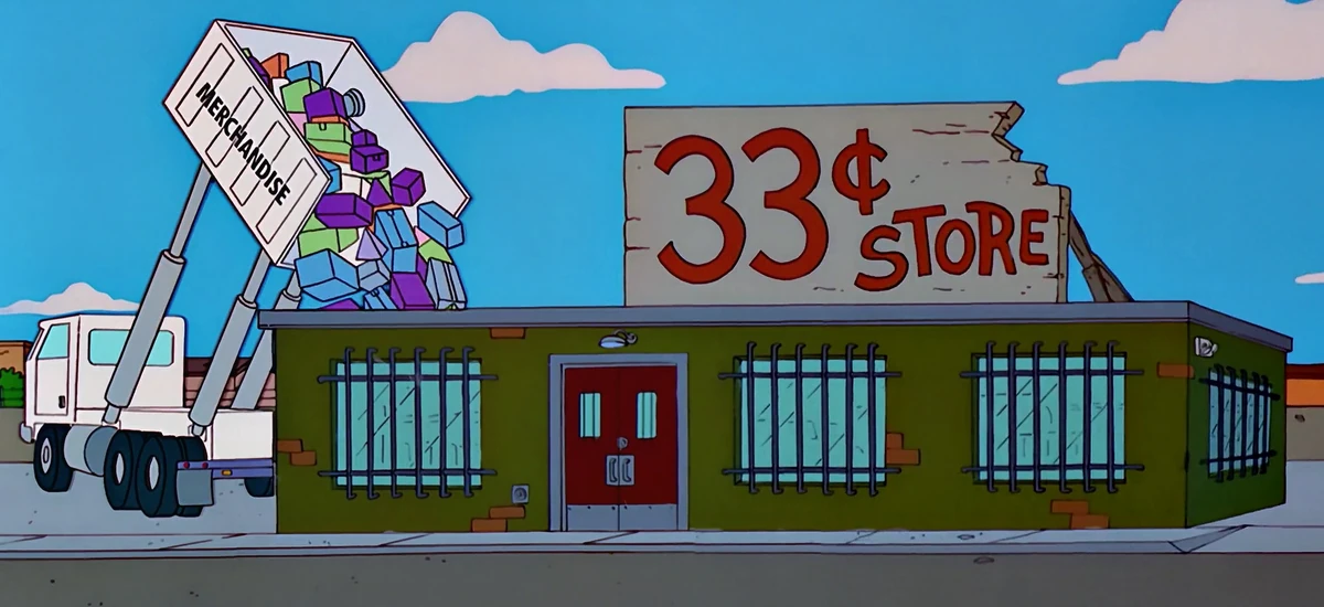 33 cents Store | Simpsons Wiki | Fandom