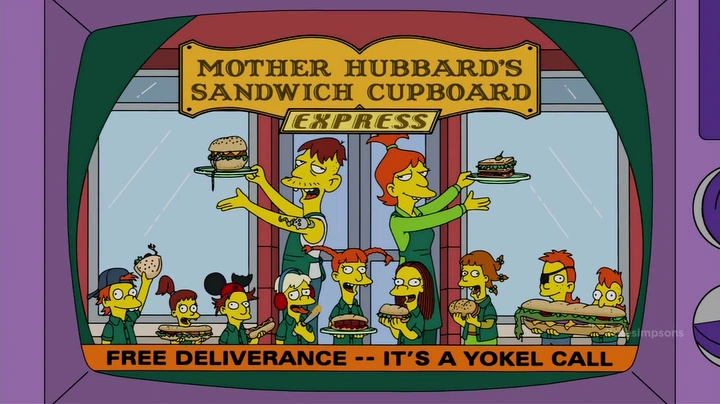 Mother Hubbard's Sandwich Cupboard Express | Simpsons Wiki | Fandom