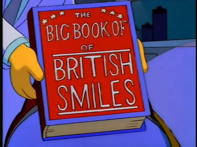 The Big Book of of British Smiles | Simpsons Wiki | Fandom