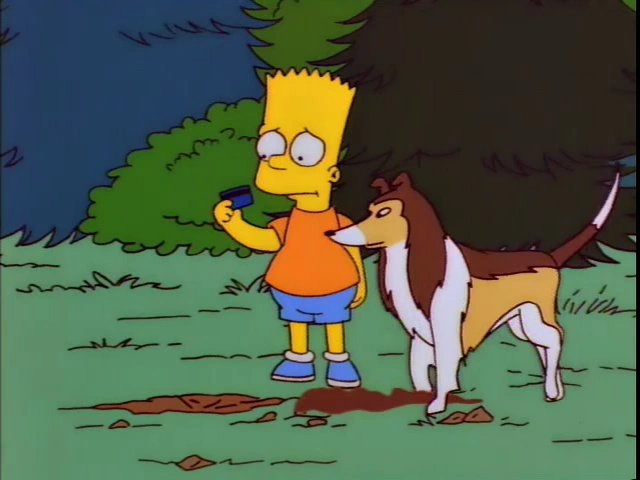 Suspicious Dog Simpsons