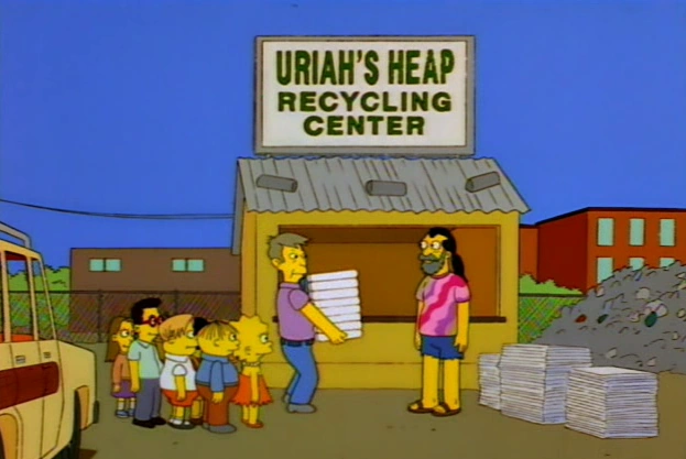 Uriah's Heap Recycling Center | Simpsons Wiki | Fandom