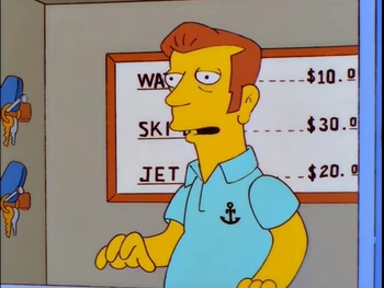 Boat Clerk | Simpsons Wiki | Fandom