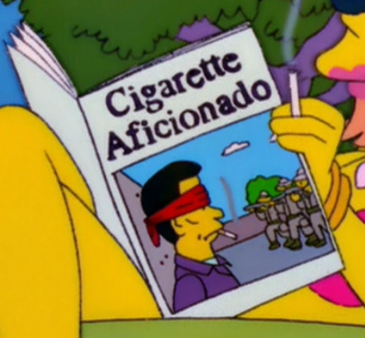 Cigarette Aficionado | Simpsons Wiki | Fandom