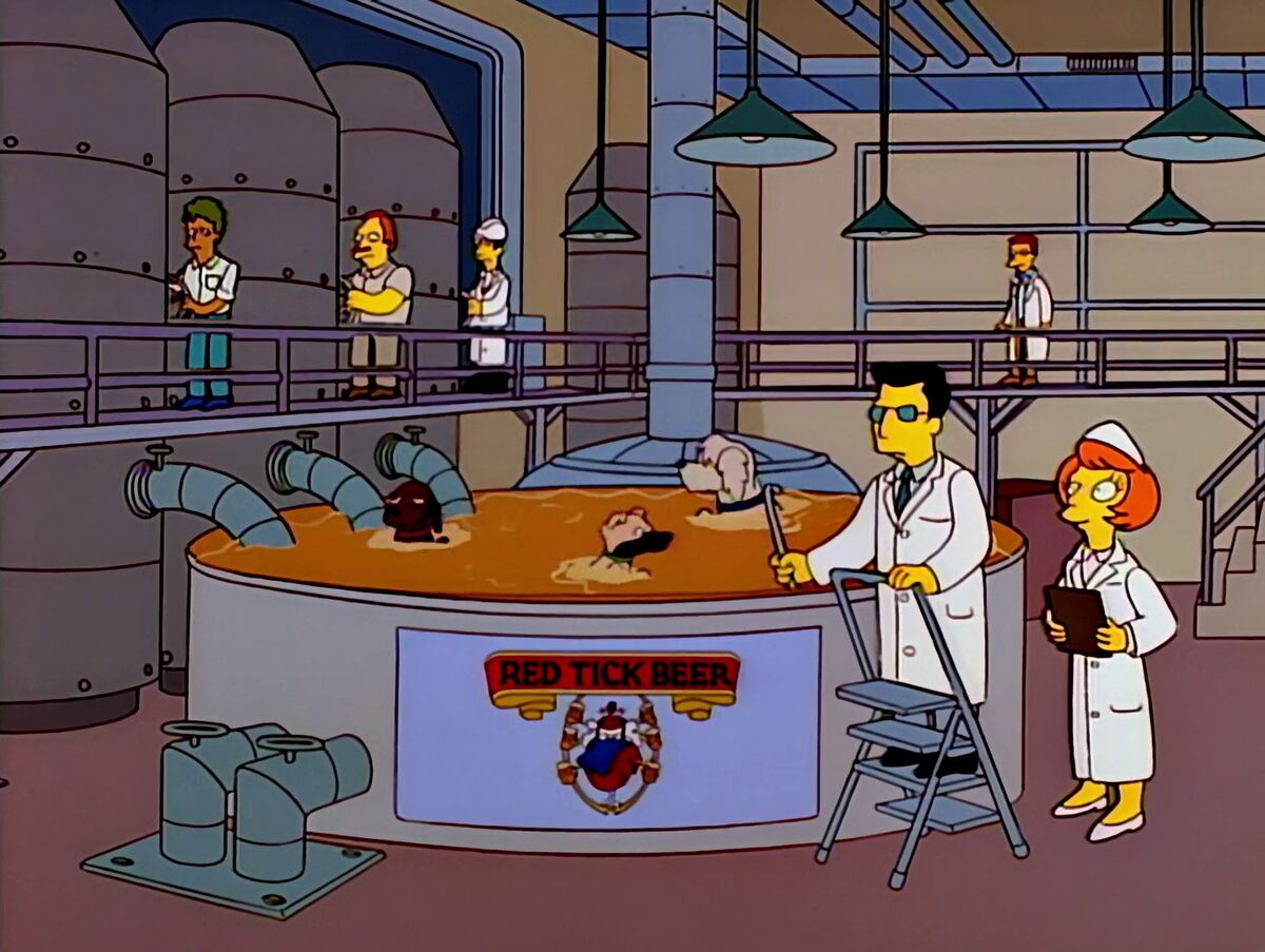 Red Tick Beer | Simpsons Wiki | Fandom