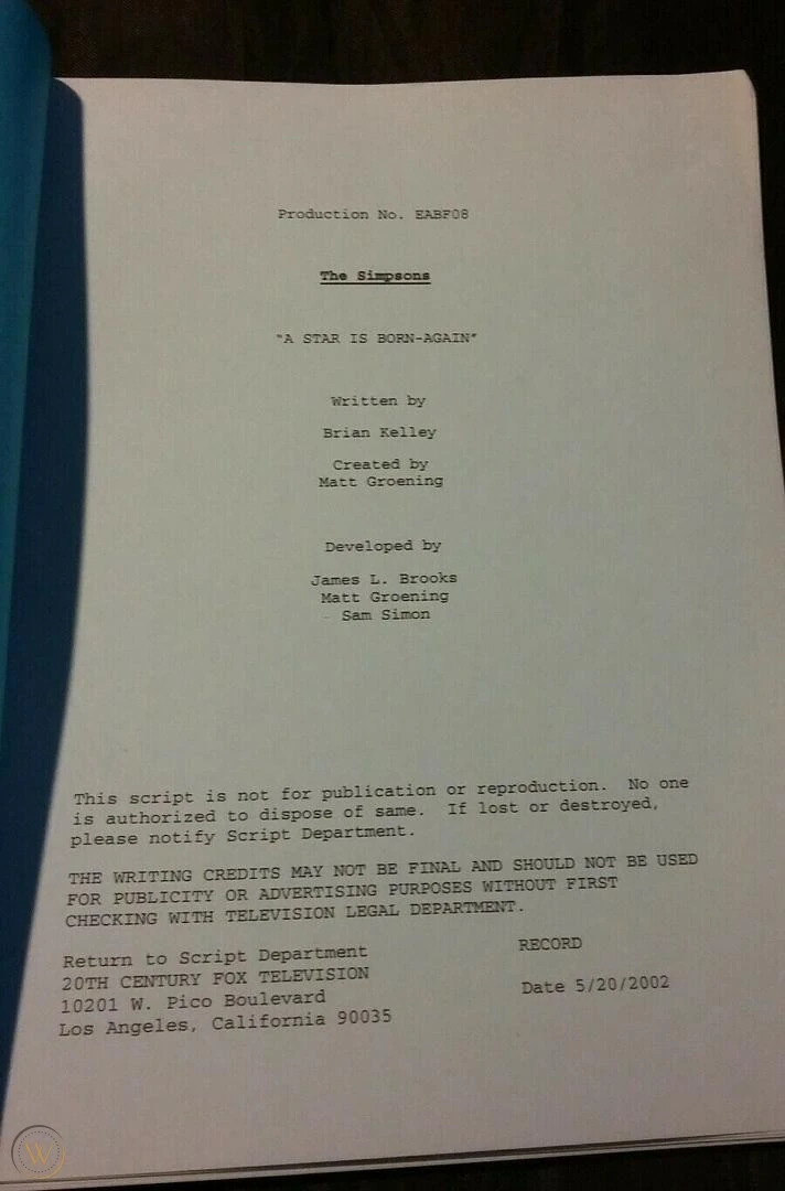 A Star Is Born Again/References | Simpsons Wiki | Fandom