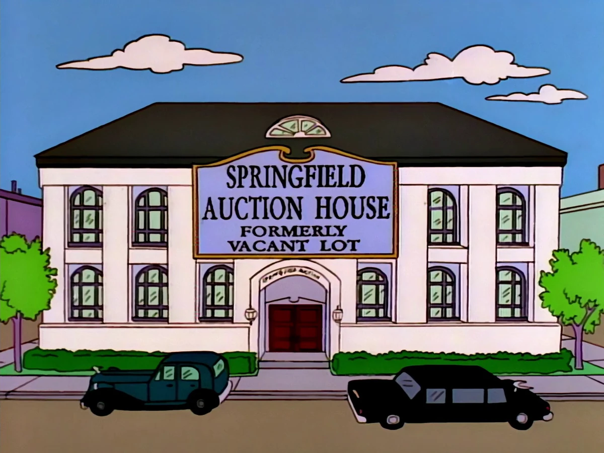 Springfield Auction House | Simpsons Wiki | Fandom