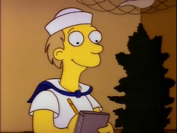 Frying Dutchman Waiter | Simpsons Wiki | Fandom