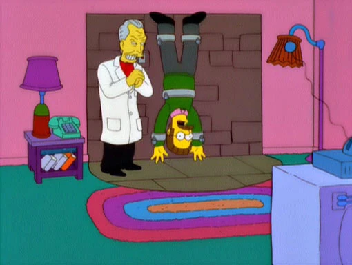 Shackled Ned couch gag | Simpsons Wiki | Fandom