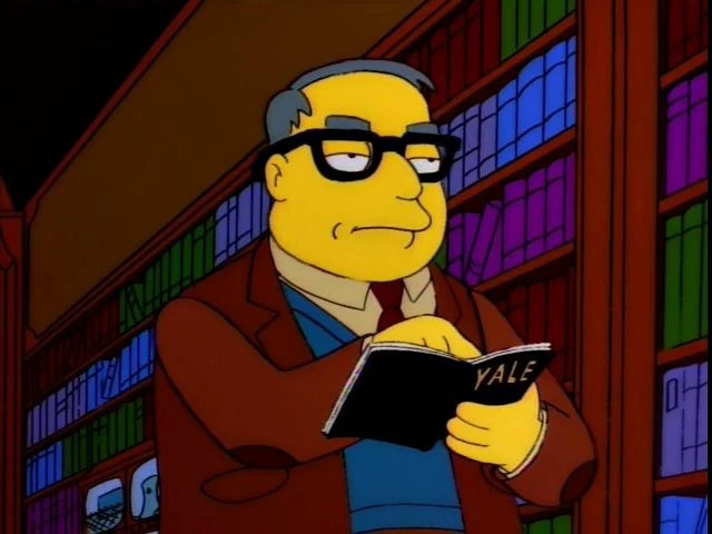 Male Yale Admissions Agent | Simpsons Wiki | Fandom