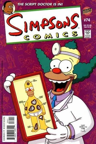 Simpsons Comics 74 | Simpsons Wiki | Fandom