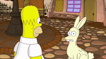 White Chocolate Rabbit | Simpsons Wiki | Fandom
