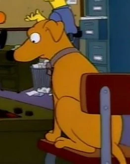 Checkers-playing dog | Simpsons Wiki | Fandom