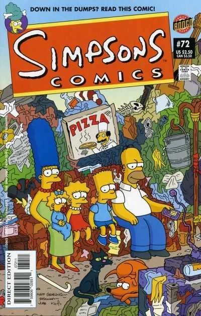 Simpsons Comics 72 | Simpsons Wiki | Fandom