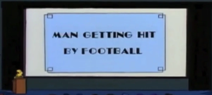 Man Getting Hit by Football | Simpsons Wiki | Fandom
