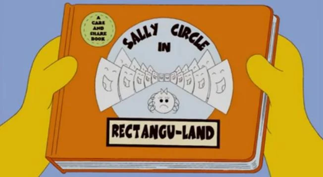 Sally Circle in Rectangu-Land | Simpsons Wiki | Fandom