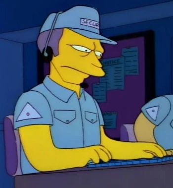 Security Guard 1 (Lisa the Greek) | Simpsons Wiki | Fandom