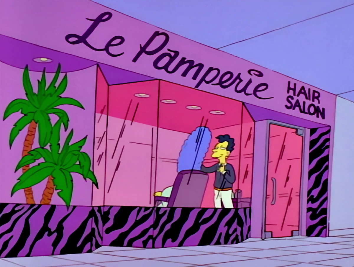 Le Pamperie Hair Salon | Simpsons Wiki | Fandom