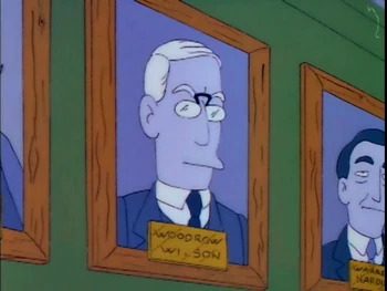 Woodrow Wilson | Simpsons Wiki | Fandom
