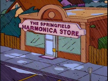 The Springfield Harmonica Store | Simpsons Wiki | Fandom