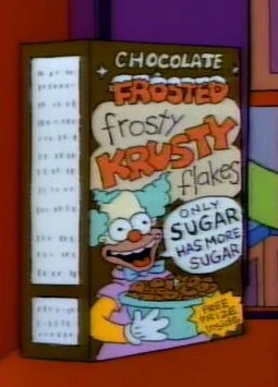 Frosted Chocolate Krusty Flakes Simpsons Wiki Fandom
