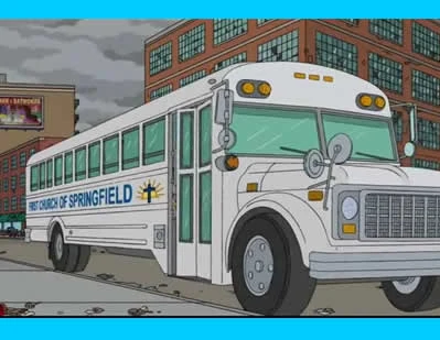 Ônibus da Primeira Igreja de Springfield | Wikisimpsons | Fandom
