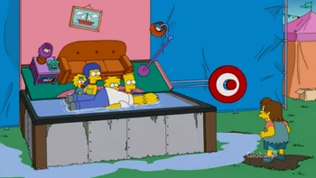 Dunk Tank Couch couch gag | Simpsons Wiki | Fandom