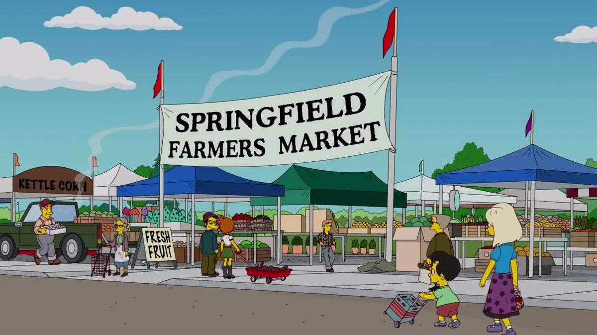 Springfield Farmers Market | Simpsons Wiki | Fandom