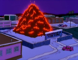 The Great Tire Fire | Simpsons Wiki | Fandom