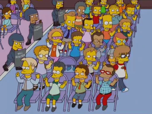 Unnamed boy with red glasses | Simpsons Wiki | Fandom