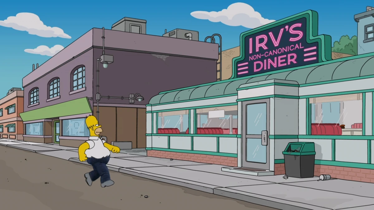 Irv's Non-Canonical Diner | Simpsons Wiki | Fandom