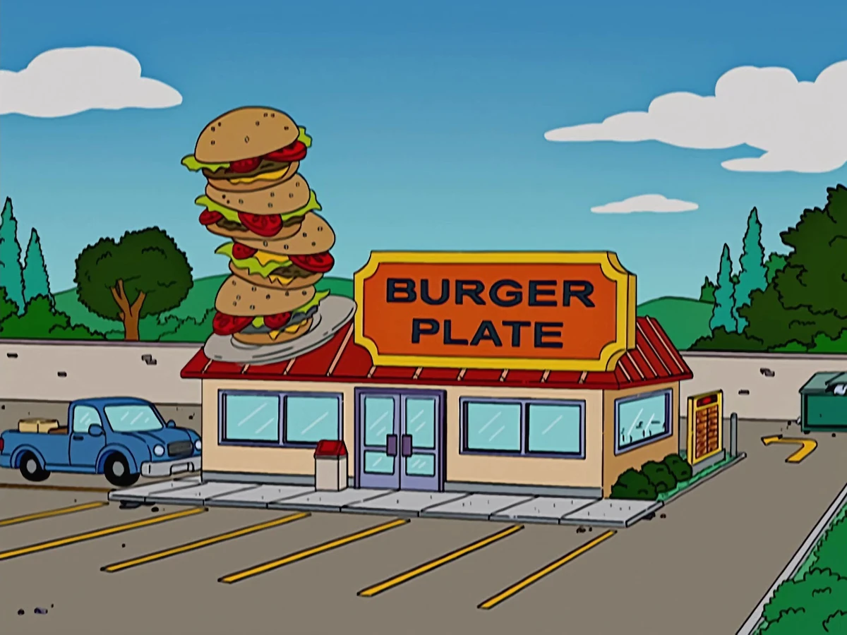 Burger Plate | Simpsons Wiki | Fandom