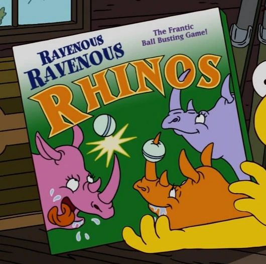 Ravenous Ravenous Rhinos | Simpsons Wiki | Fandom