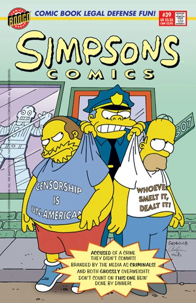 Simpsons Comics 39 | Simpsons Wiki | Fandom