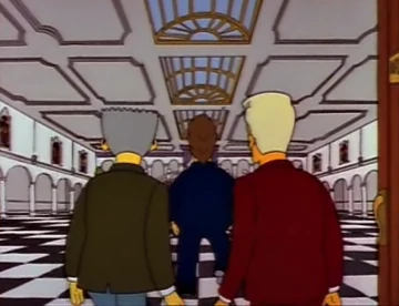 simpsons hallway